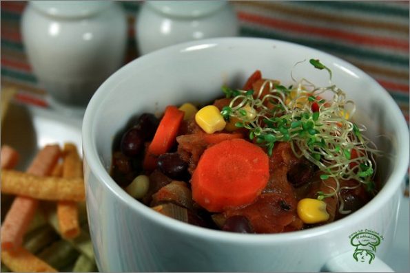 Chili sin carne facile et rapide (sans viande - végétalien)